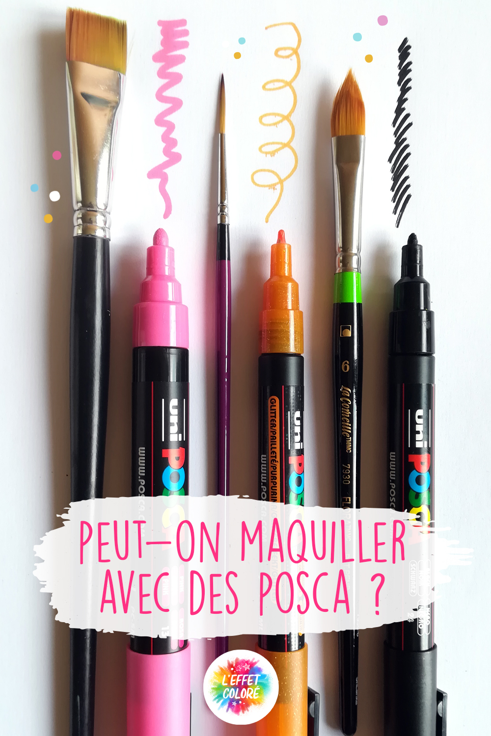 Peut-on maquiller avec des marqueurs Posca ? - Animation maquillage ...